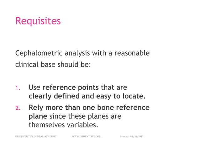 HARD TISSUE CEPHALOMETRIC ANALYSIS | PPT