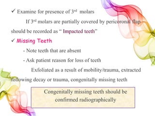 Hard Tissue examination, Diag & trtmnt plan.pptx