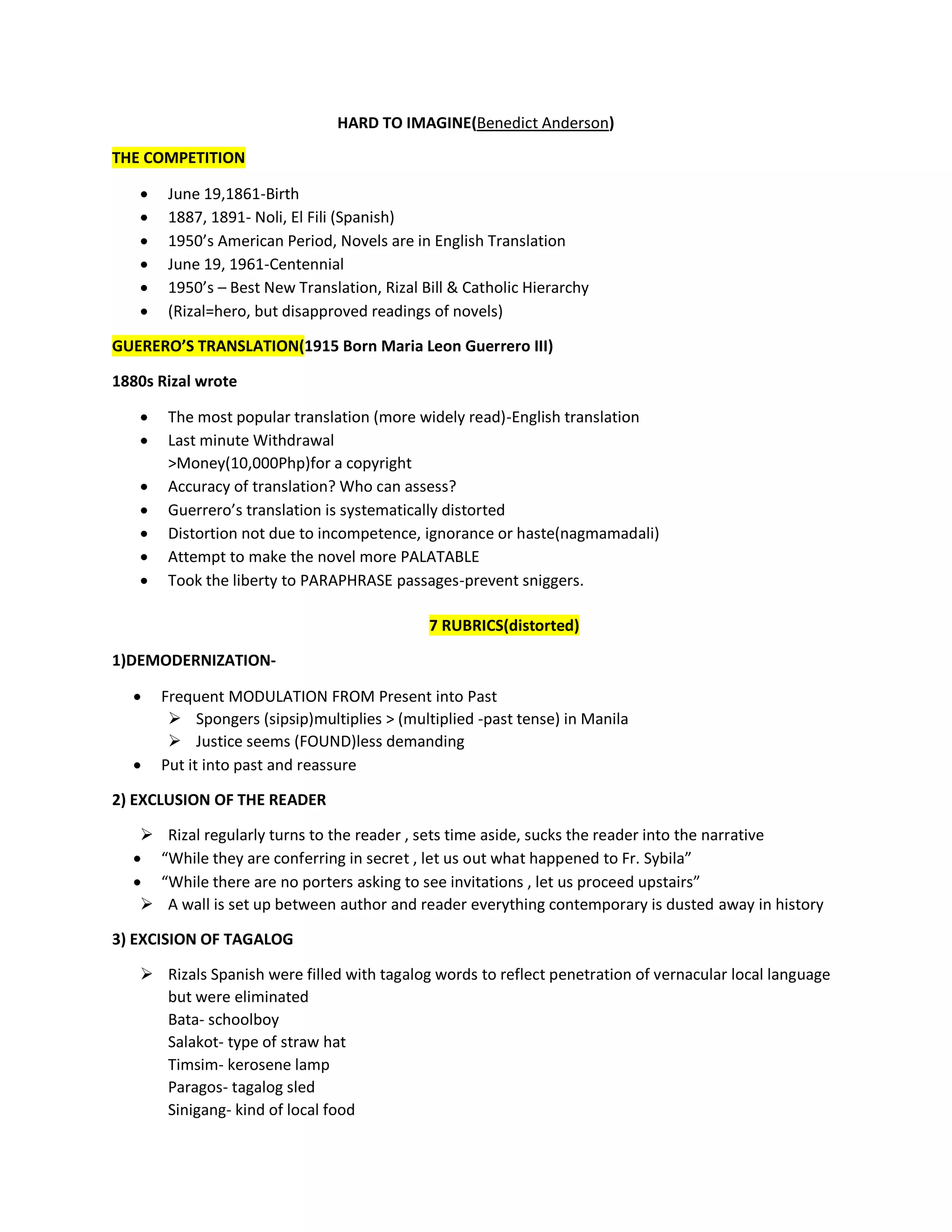 HARD TO IMAGINE NOTES.pdf