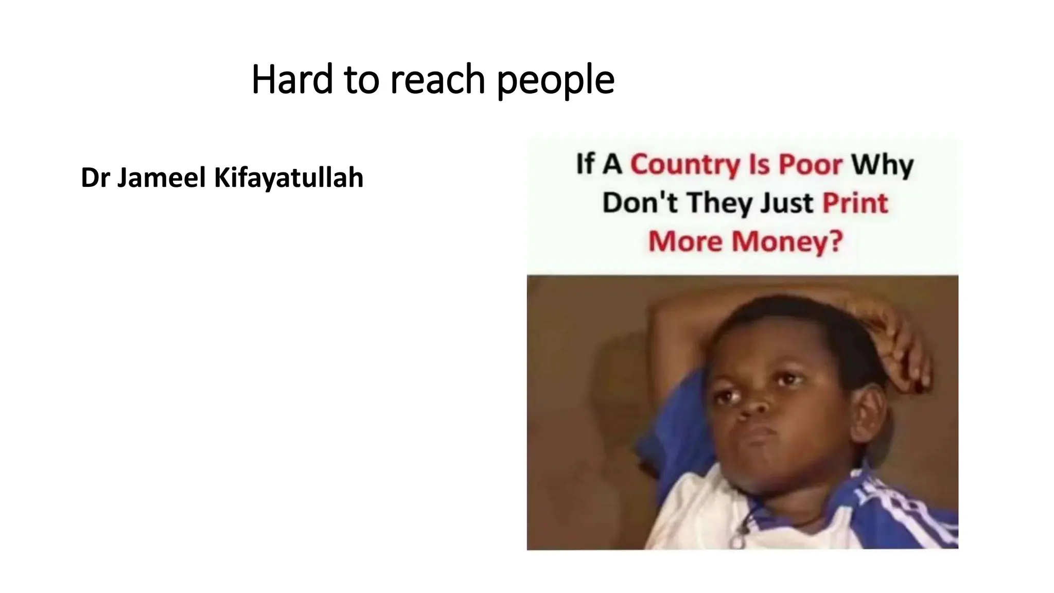 hard to reach people | PPTX