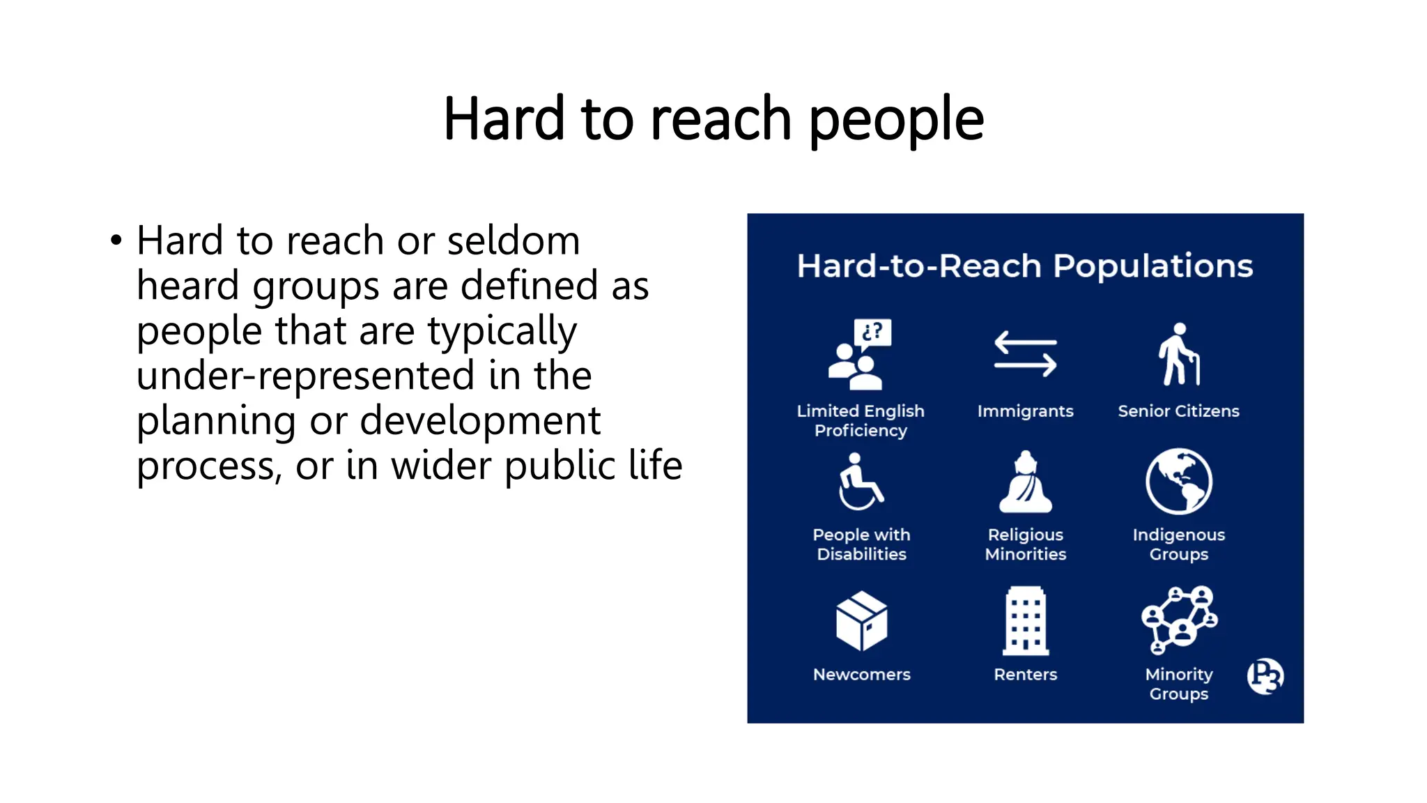 hard to reach people | PPTX