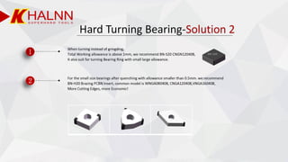 Hard turning bearings | PDF