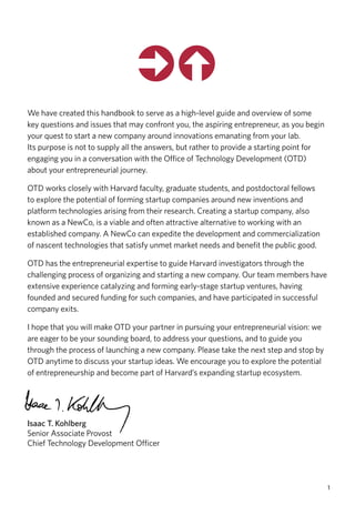 Hardvard Startup Guide for Hardvard Startup Guide | PDF