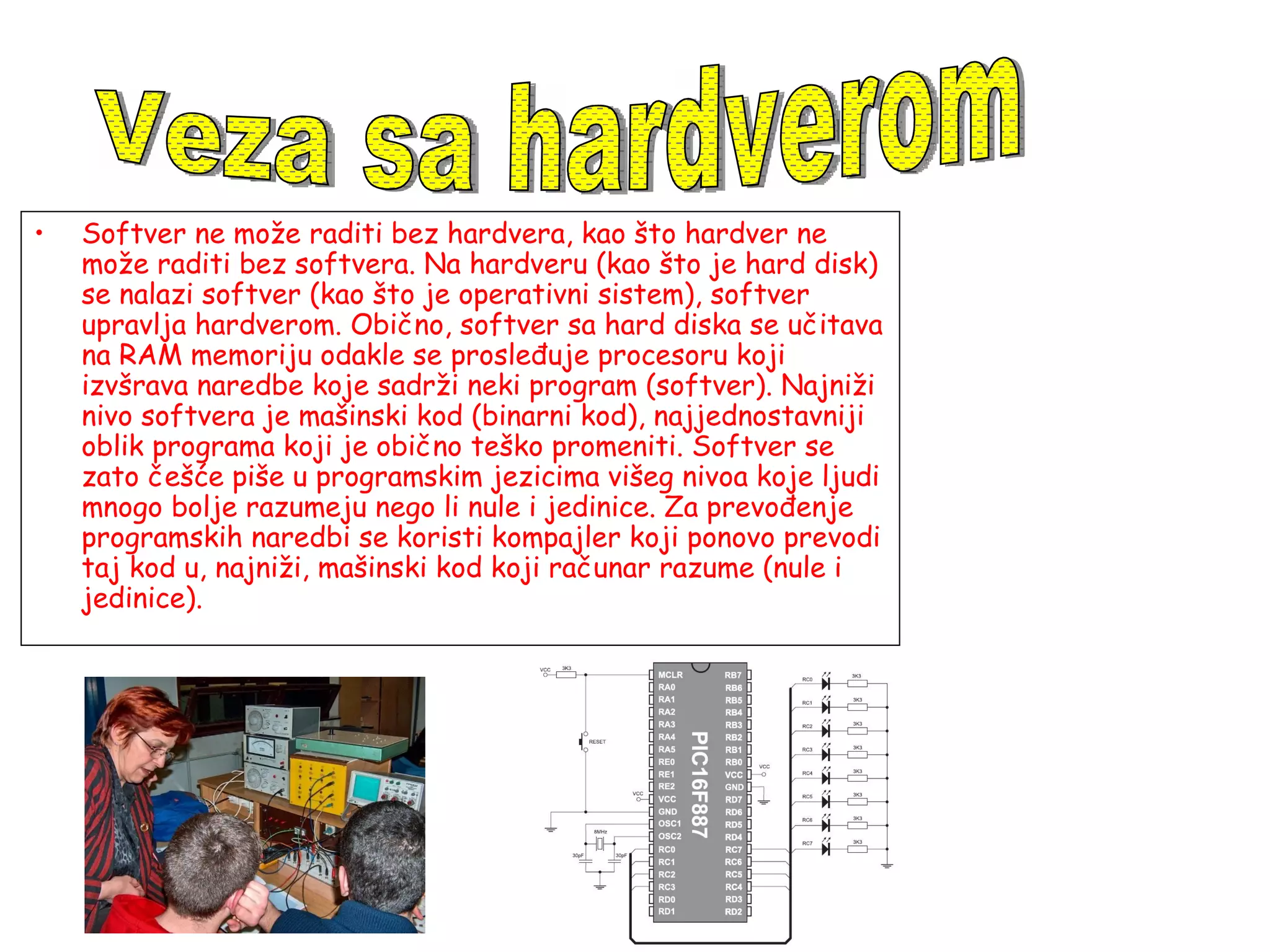 Hardver i softver - Dimitrije Stevanović - Dragan Ilić | PPT