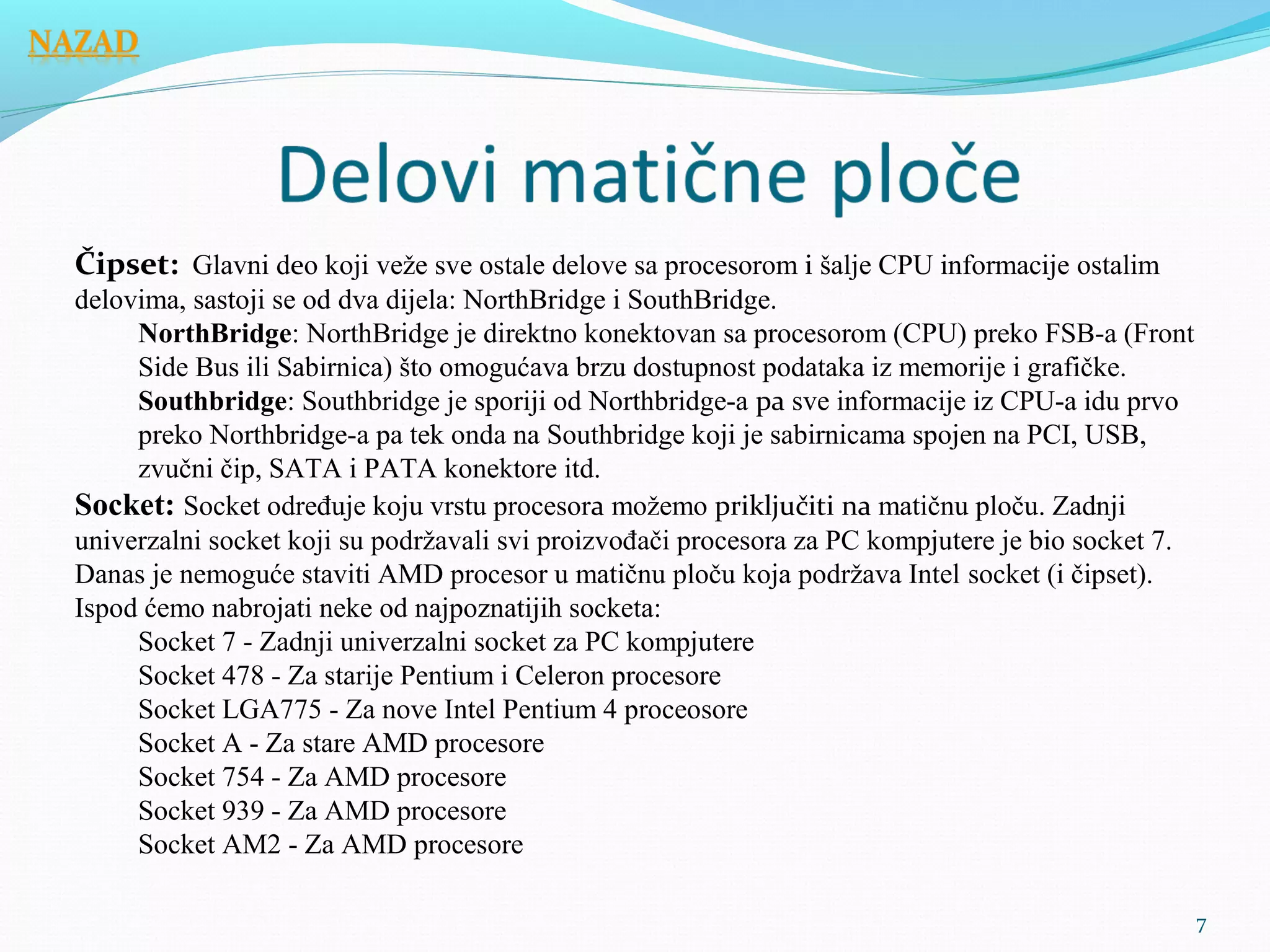 Hardverske komponente PC racunara | PPT