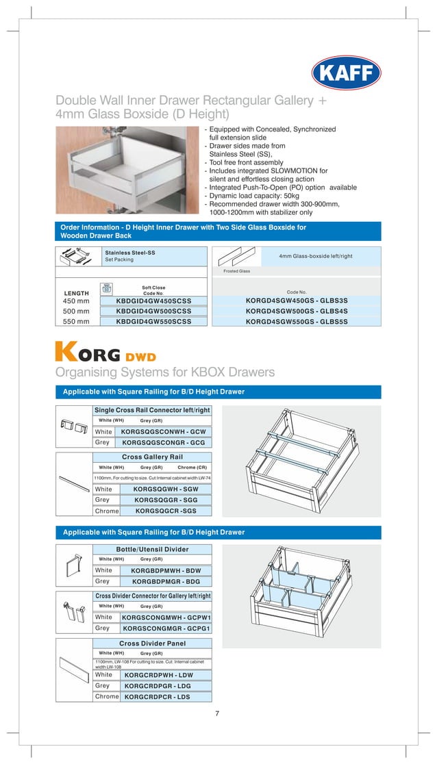 Kaff Hardwar drawer catalog_new_web | PDF