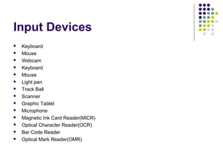 computer Hardware components | PPT