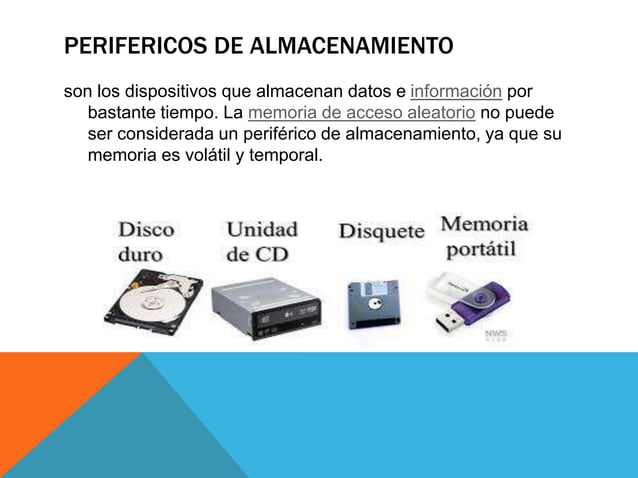 clasificación de perifericos | PPT