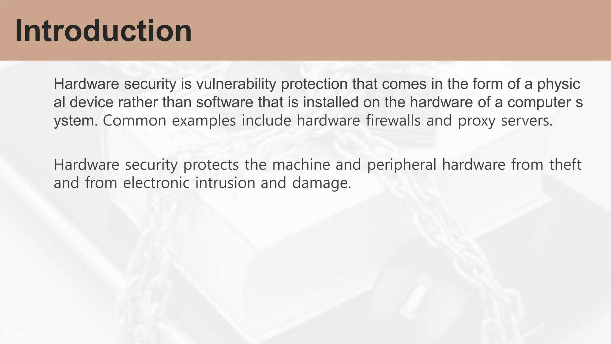 Hardware Security | PPTX