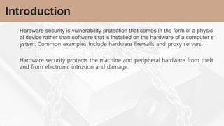 Hardware Security | PPTX