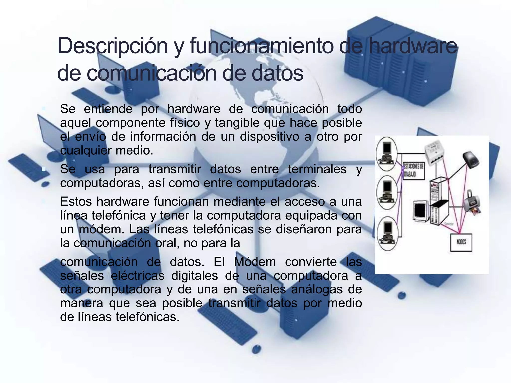 Hardware de comunicación de datos | PPTX