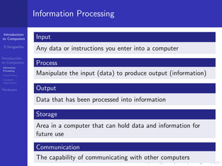 Introduction to Computers - Hardware | PDF