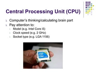 Introduction to Computer Hardware Systems | PPT
