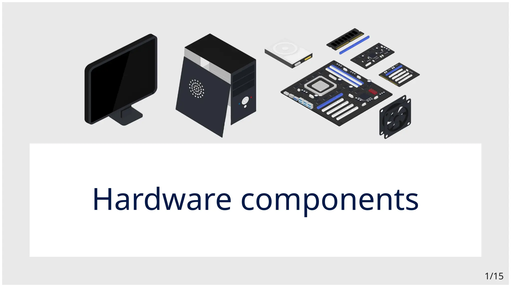 computer Hardware presentation for beginners | PPTX