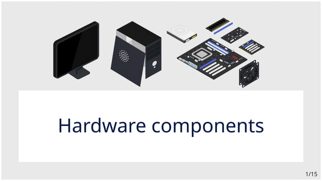 computer Hardware presentation for beginners | PPTX