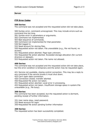 computer Hardware coursebook | PDF