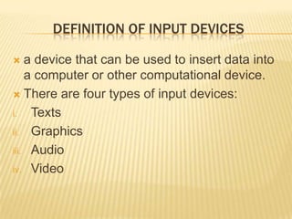 Hardware input - output kerja khursus | PPTX | Cameras and Camcorders ...