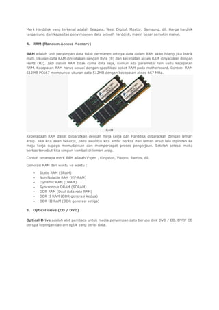 Hardware komputer-dan-fungsinya | PDF