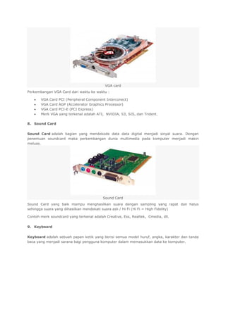 Hardware komputer-dan-fungsinya | PDF
