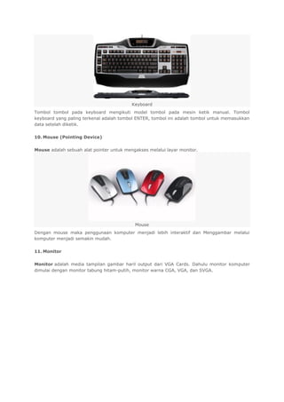 Hardware komputer-dan-fungsinya | PDF