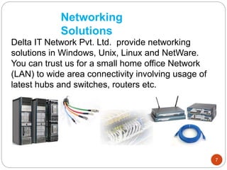 Computer Hardware Networking Solution | Delta IT Network | PPTX