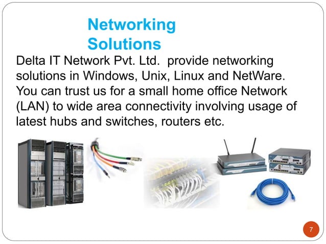 Computer Hardware Networking Solution | Delta IT Network | PPT
