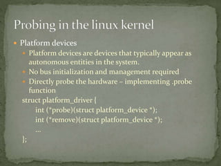 Hardware Probing in the Linux Kernel | PPTX
