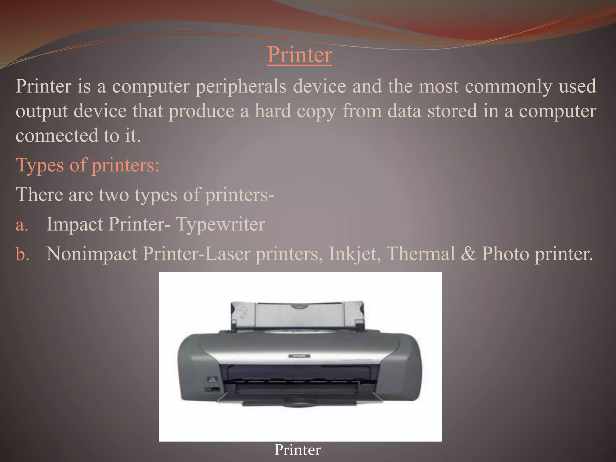 Hardware- the entire parts of a computer | PPTX