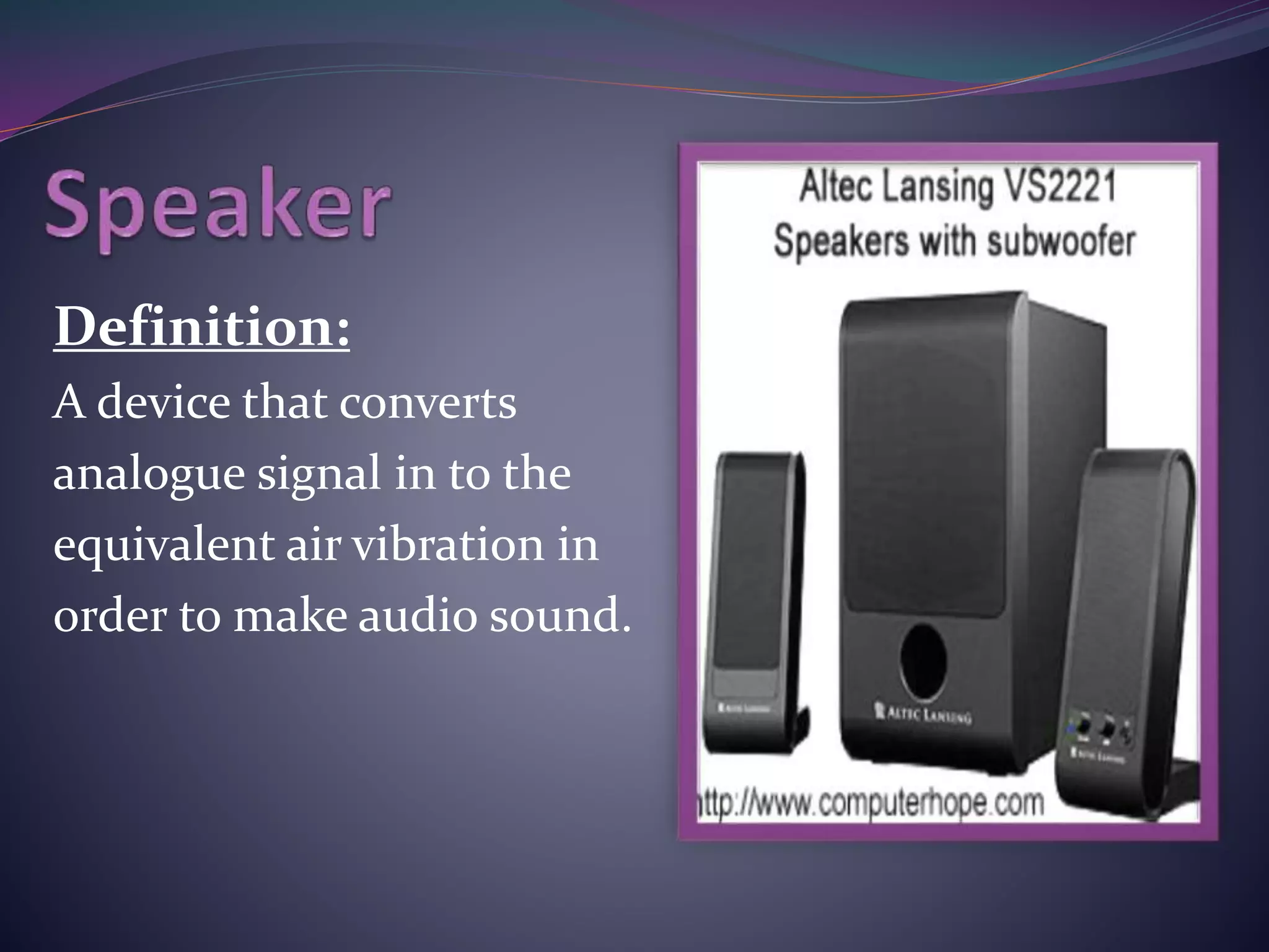 Hardware- the entire parts of a computer | PPTX