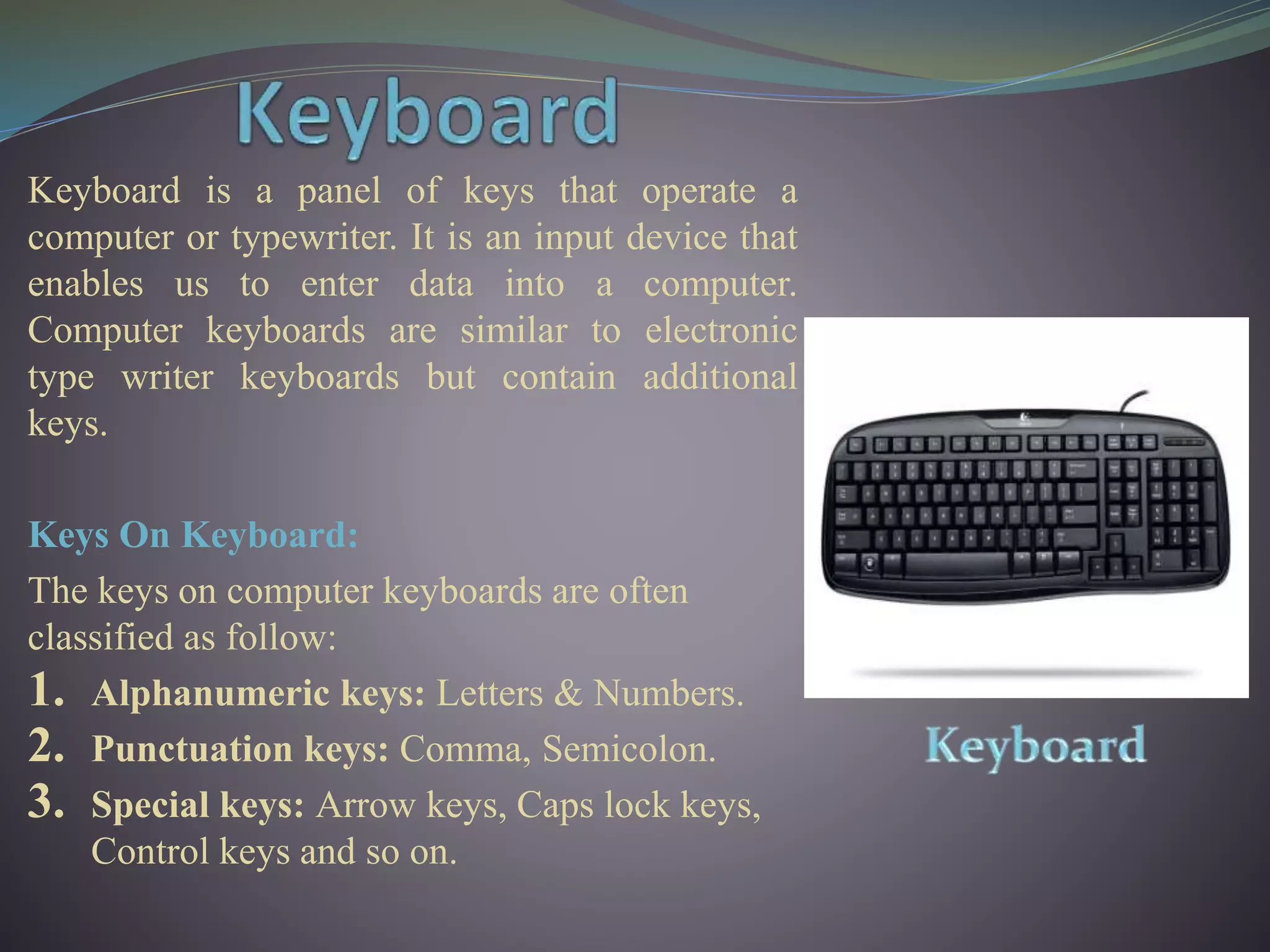 Hardware- the entire parts of a computer | PPTX
