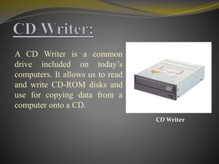 Hardware- the entire parts of a computer | PPTX