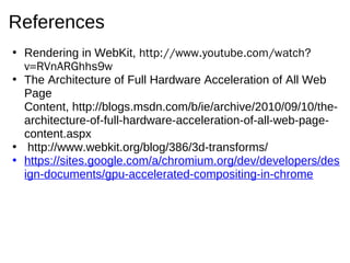 Hardware Acceleration in WebKit | PDF