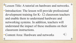 Hardware and network project | PPTX