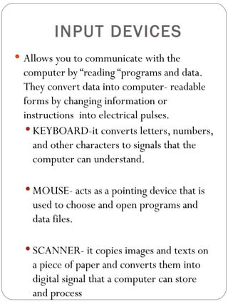 Hardware and peripherals3 | PPT