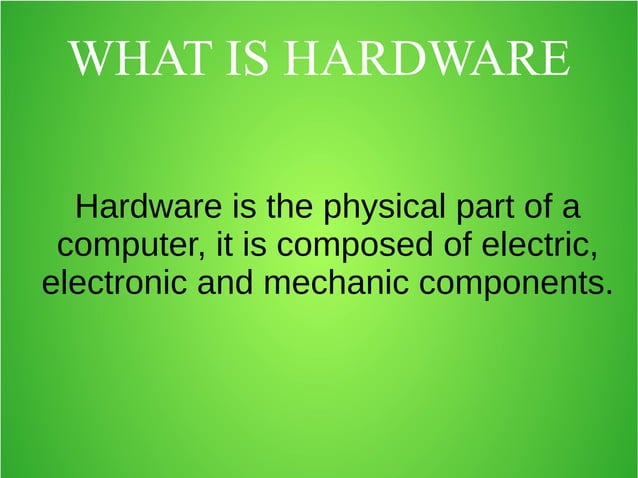 Hardware and software | ODP