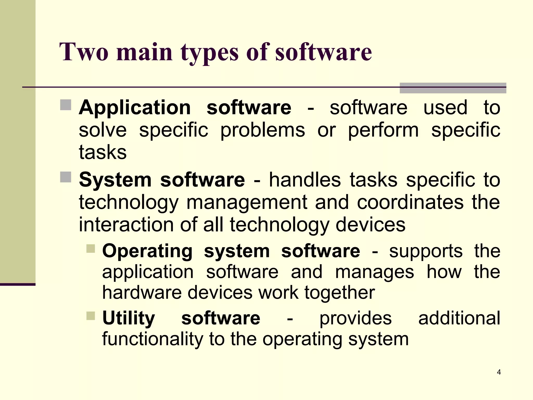 Hardware and software | PPT