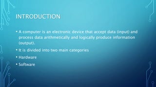 HARDWARE AND SOFTWARE.pptx | Data Storage and Warehousing | Computing