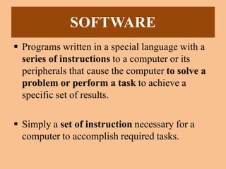 Hardware and Software in computer business | PPTX