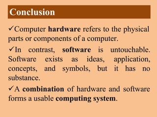 Hardware and Software in computer business | PPT