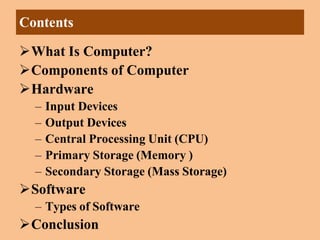 Hardware and Software in computer business | PPT