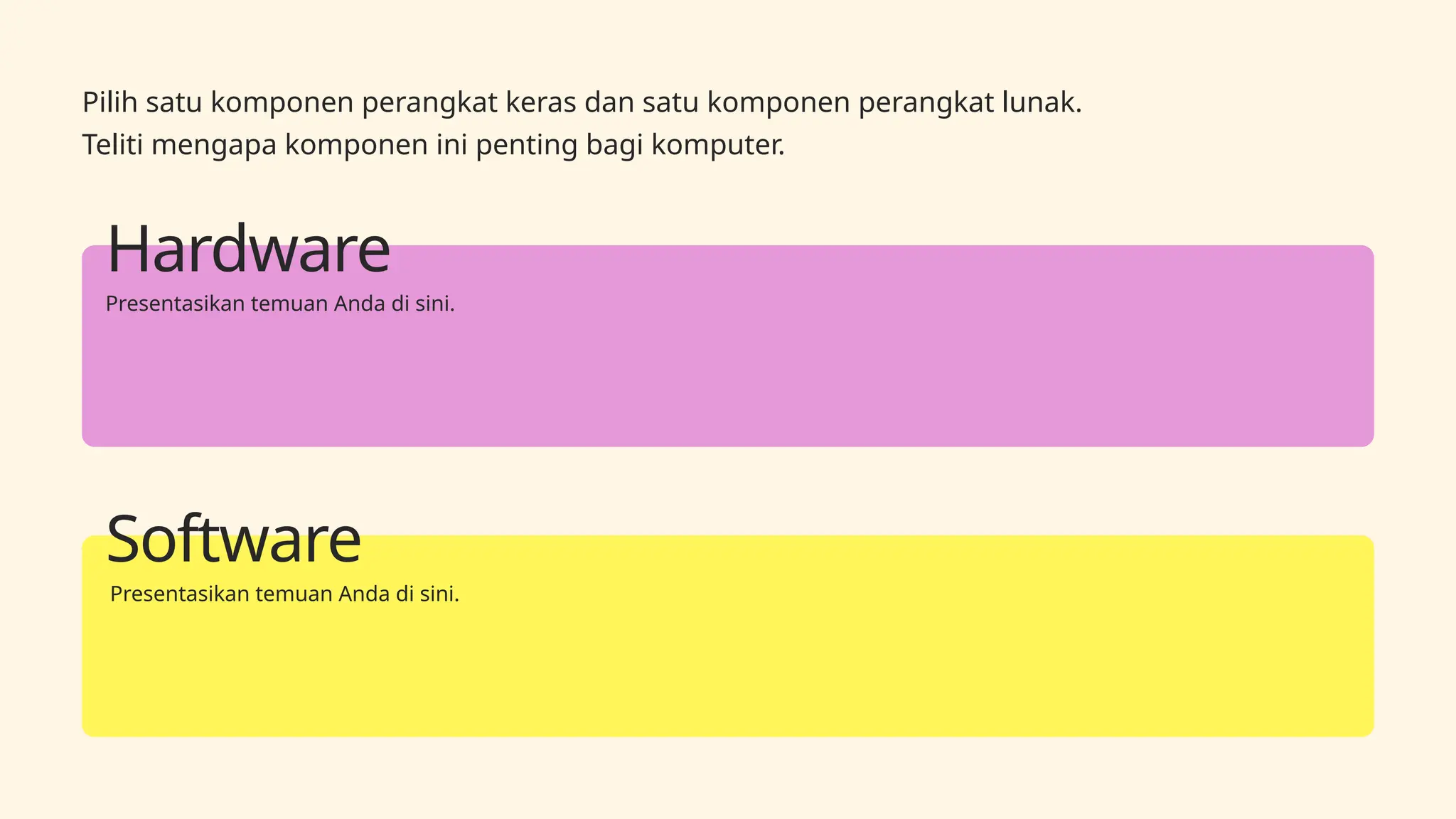 Pengenalan dan Penggunaan Hardware dan Software | PPT