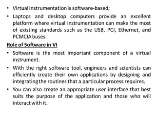 Hardware and Software in Virtual Instrumentation,VI for Test ...