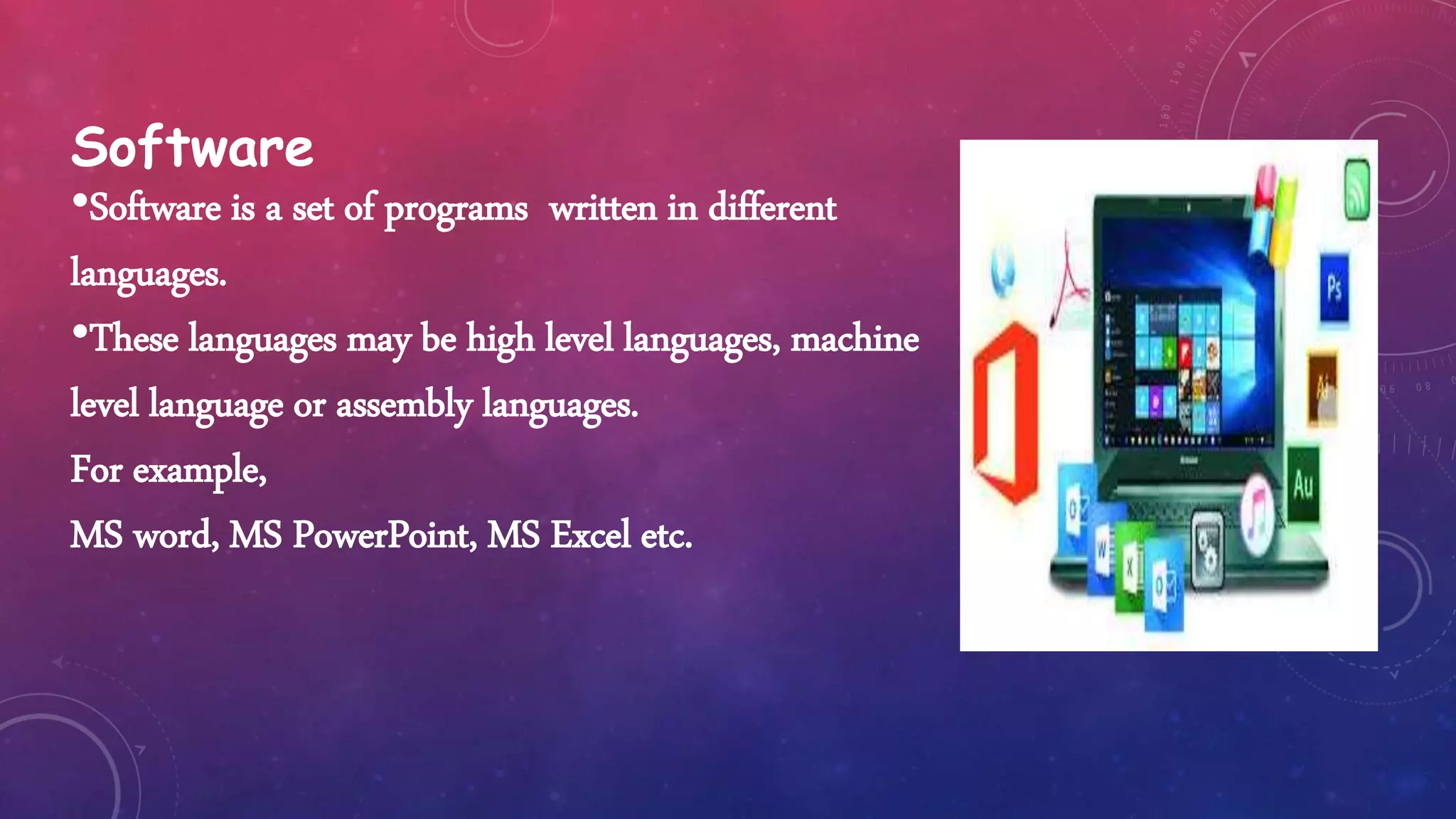Hardware and Software Components of Computer | PPTX