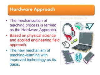 Approaches of Educational Technology-Hardware, Software and Systems ...