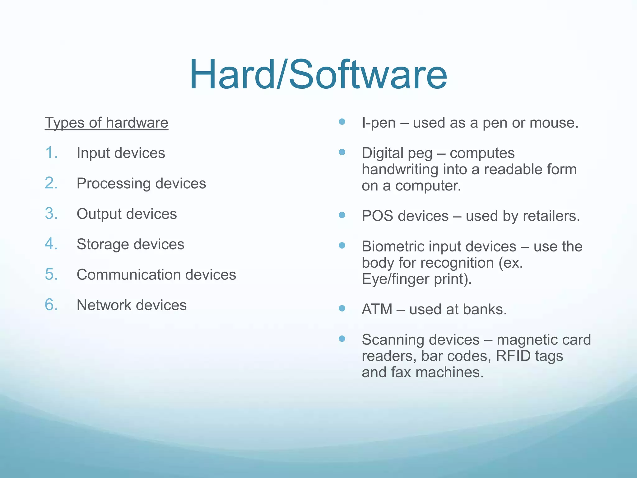 Hardware and systems technology | PPTX