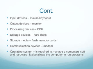 Hardware and systems technology | PPT