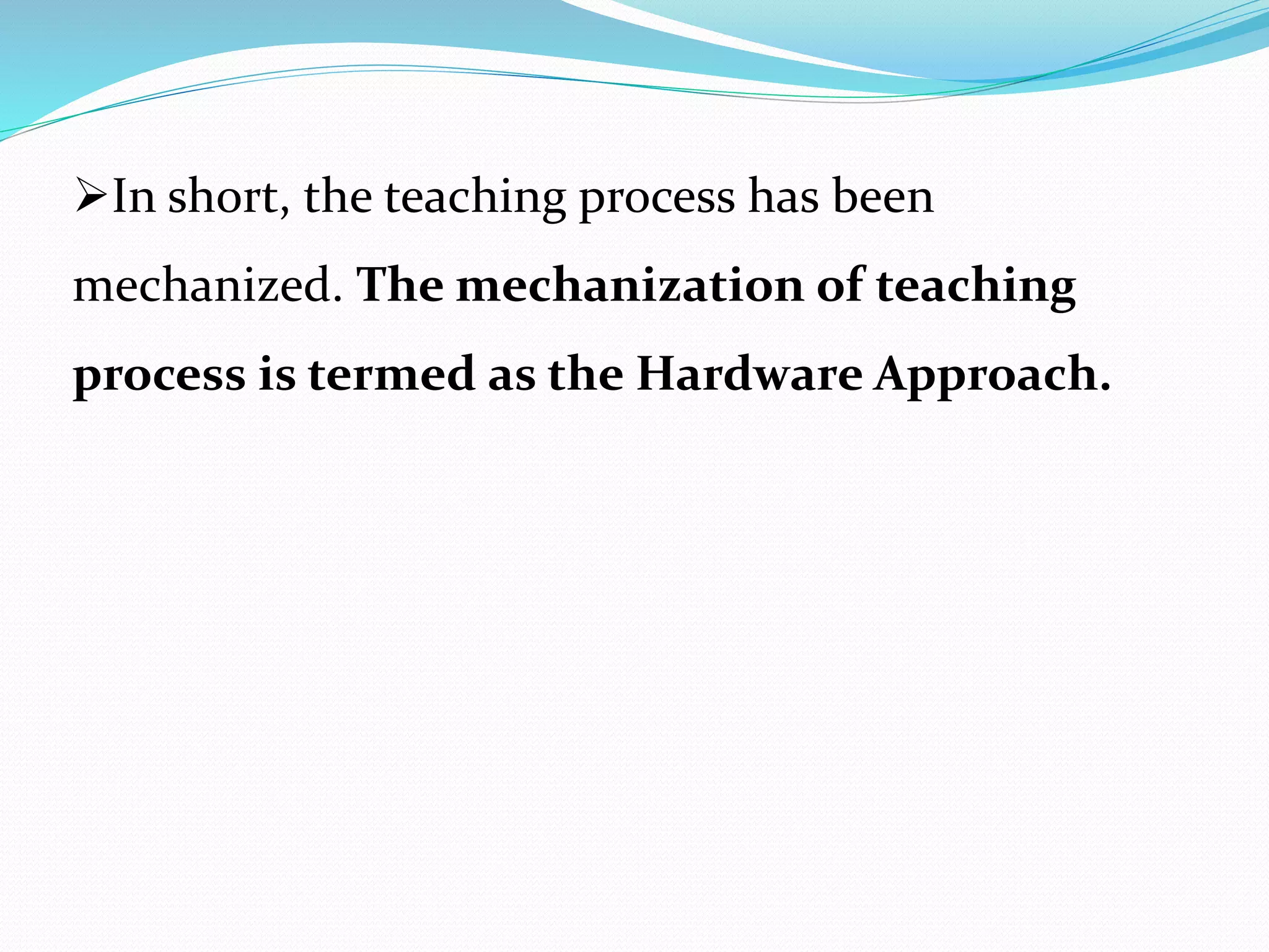 Hardware approach | PPTX | Technology & Computing