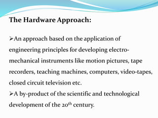 Hardware approach | PPTX | Technology & Computing