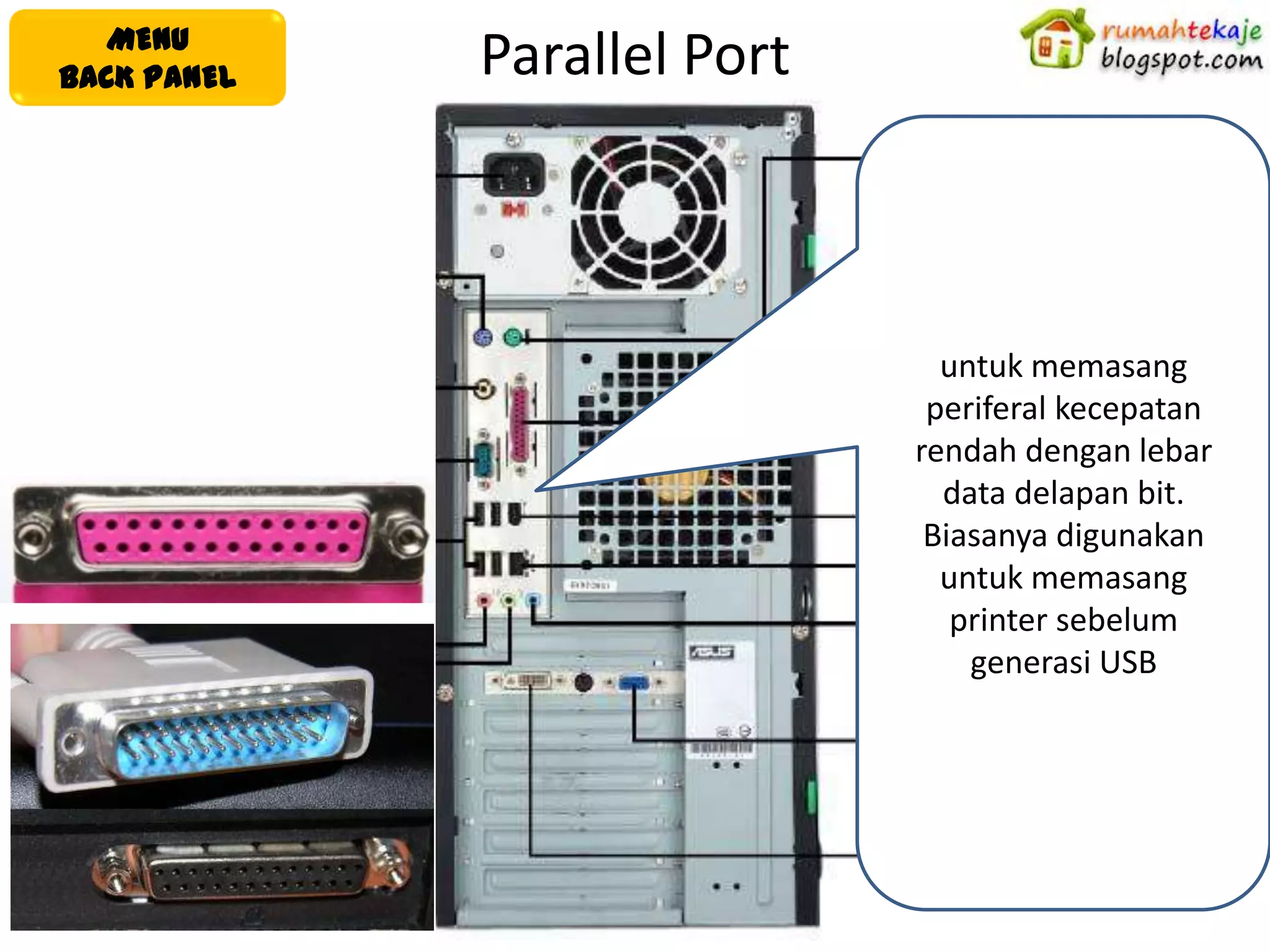 Hardware back panel-port | PPTX