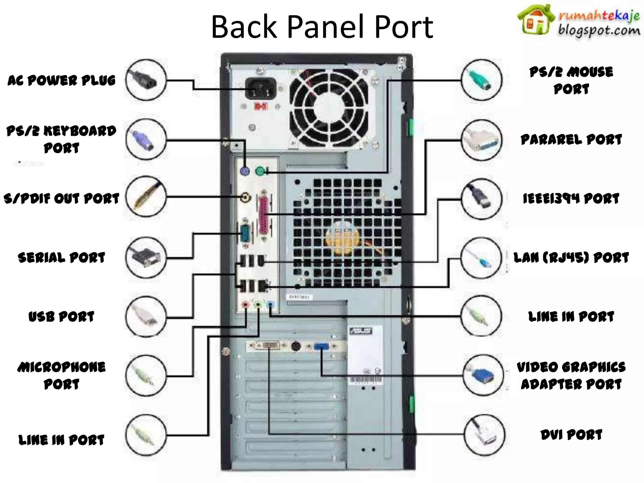 Hardware back panel-port | PPT